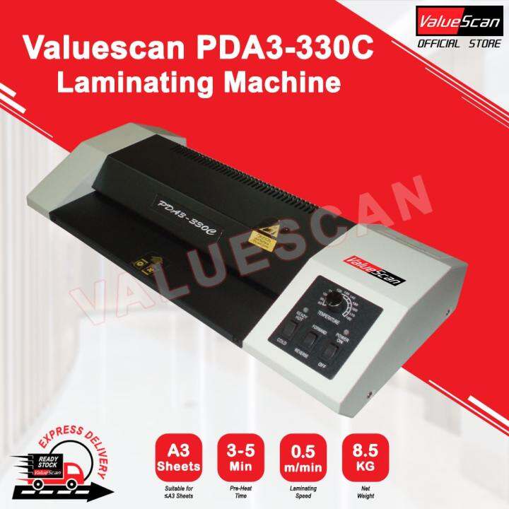 ValueScan PDA3-330C A3 Laminate / Laminator / Laminating Machine | Lazada