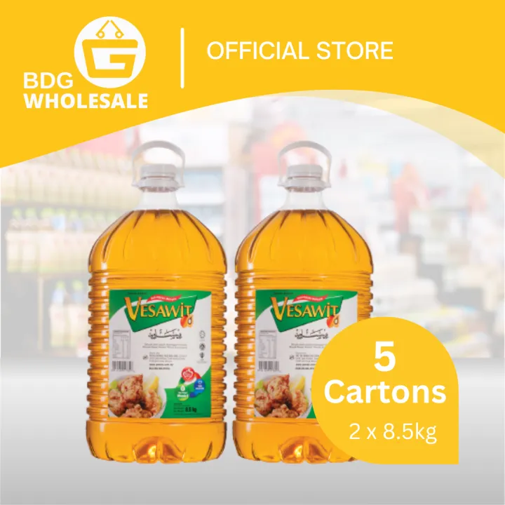 Vesawit Cooking Oil (Box Pack) 17Kg (2 x 8.5Kg) | Lazada