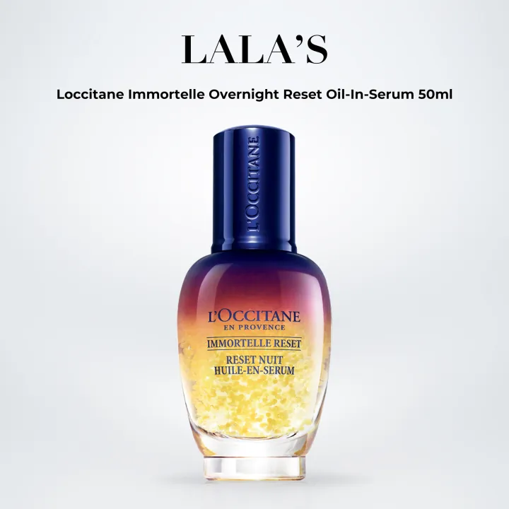 Loccitane Immortelle Overnight Reset Oil-In-Serum 50ml [READY STOCK ...