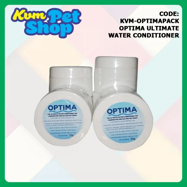 fish food Optima Ultimate Water Conditioner 510 and 20g | Lazada PH