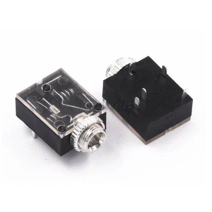 PJ-324M 3.5mm Stereo Jack Socket Audio Jack Connector PCB Socket 5 pin ... PJ-324M 3.5mm Stereo Jack Socket Audio Jack Connector PCB Socket 5 pin ...