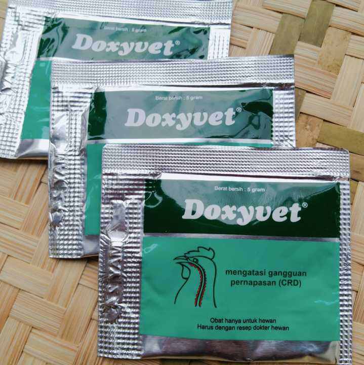 Doxyvet Isi 3set - OBAT ngorok CRD flu infeksi pernafasan- anti biotik ...