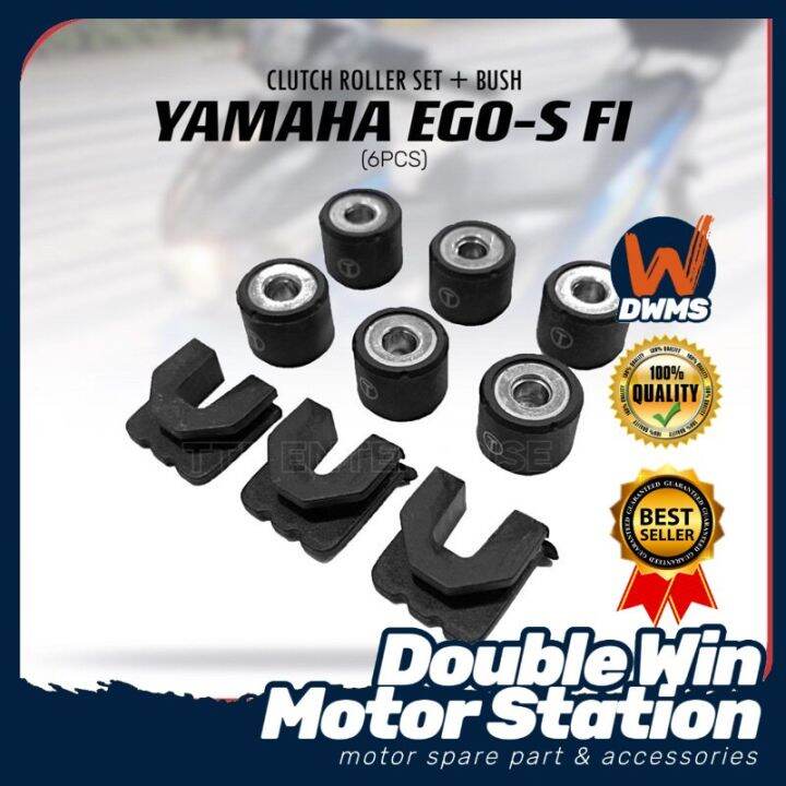 YAMAHA EGO-S FI CLUTCH ROLLER SET + BUSH (6PCS) EGO S FI | Lazada
