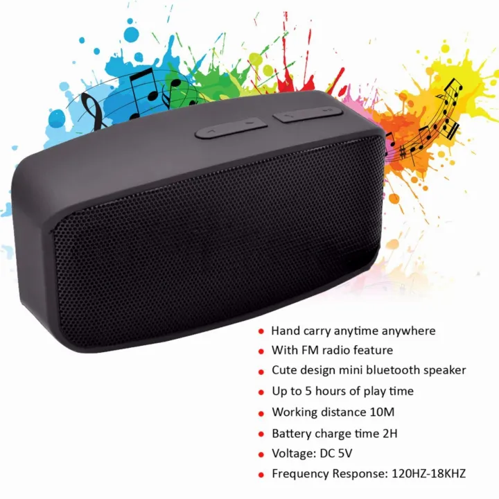 [Ultima Tech Store] Mini Wireless Bluetooth Speaker with FM Function ...