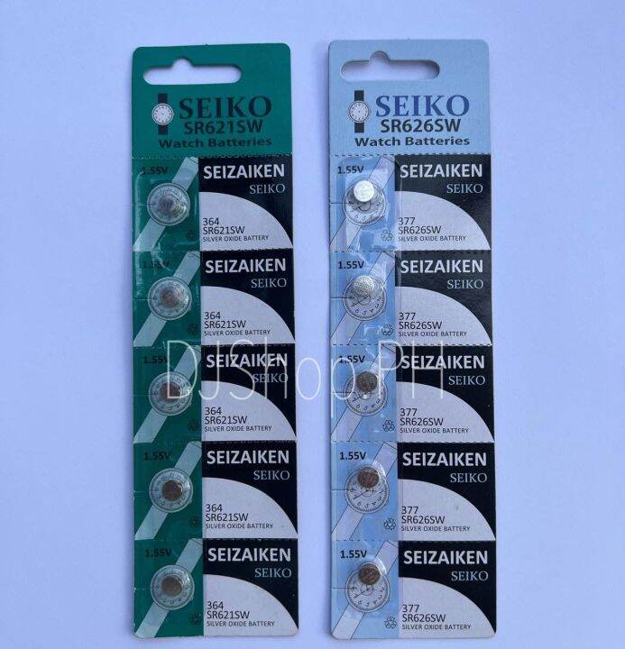 SR621 (364) SR626 (377) SEIKO Silver Oxide Battery | Lazada PH