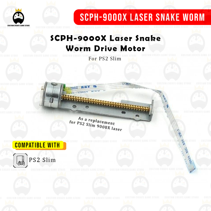 Sony Playstation PS2 Slim SCPH-9000X Laser Snake Worm Drive Motor ...