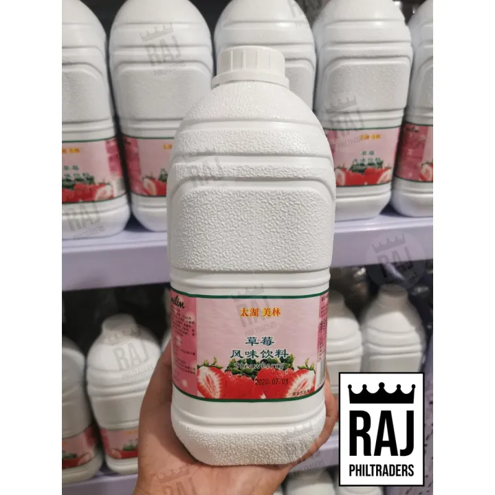 Milin Strawberry Syrup 2.5KG | Lazada PH