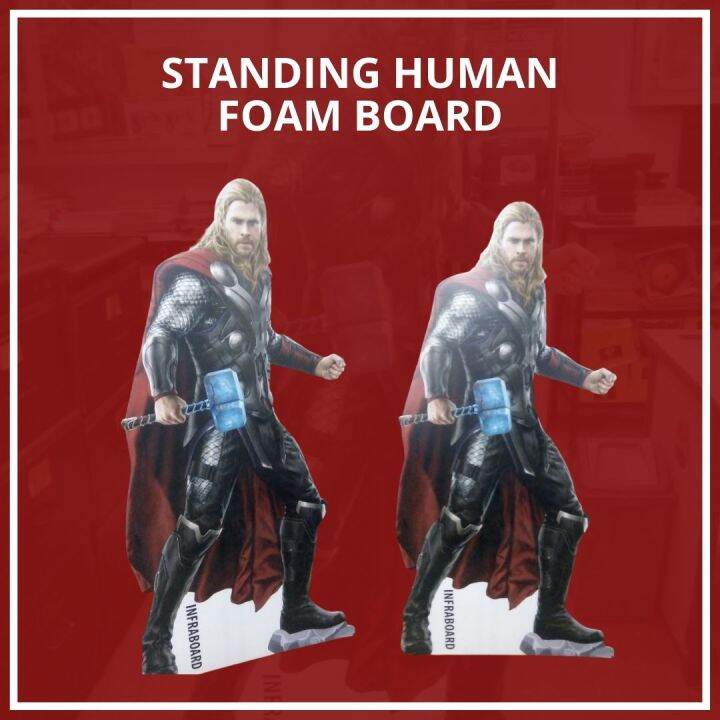 Standing Foam Board Standing Human Foam Board Bisa Req Karakter ...