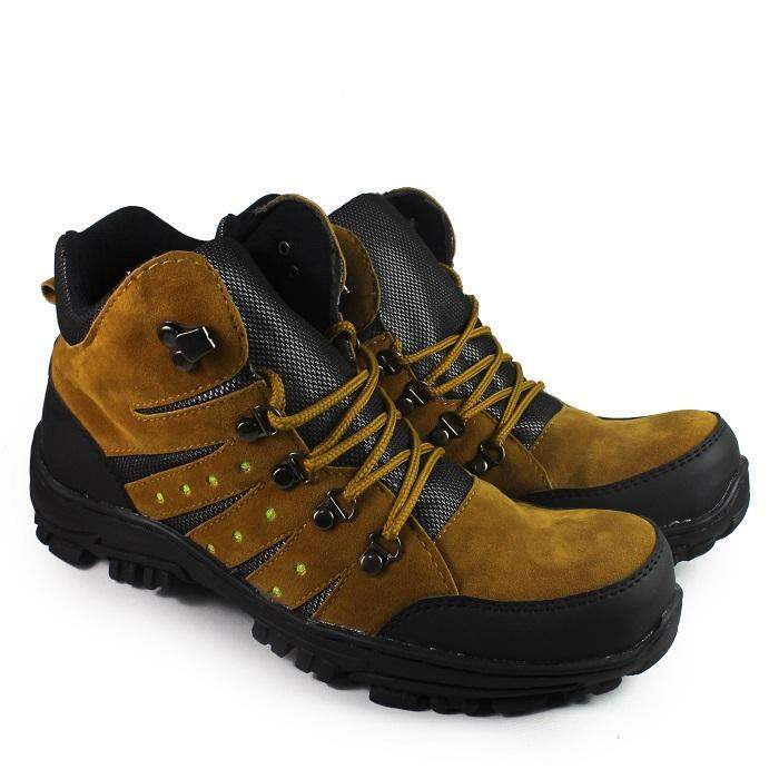 sepatu pria boots safety pdl tracking crocodile macan tan | Lazada ...