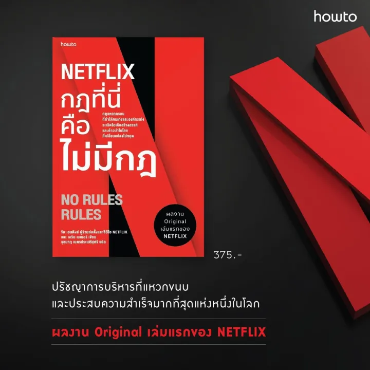 NETFLIX กฎที่นี่คือไม่มีกฎ No Rules Rules /รีด เฮสติงส์ ผู้ร่วมก่อตั้ง ...