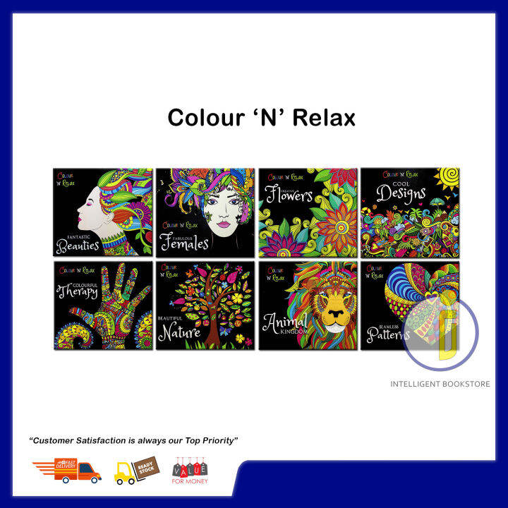 [Intelligent] Mind to Mind Colour 'N' Relax | Lazada