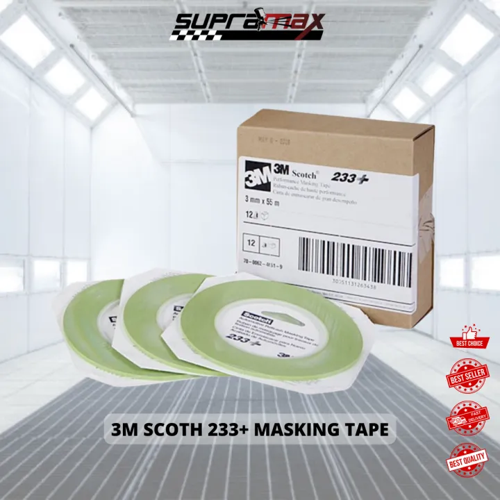 3M Scotch 3mm/ 6 mm x 55 m 26343/ 26344 233+ Performance Masking Tape ...