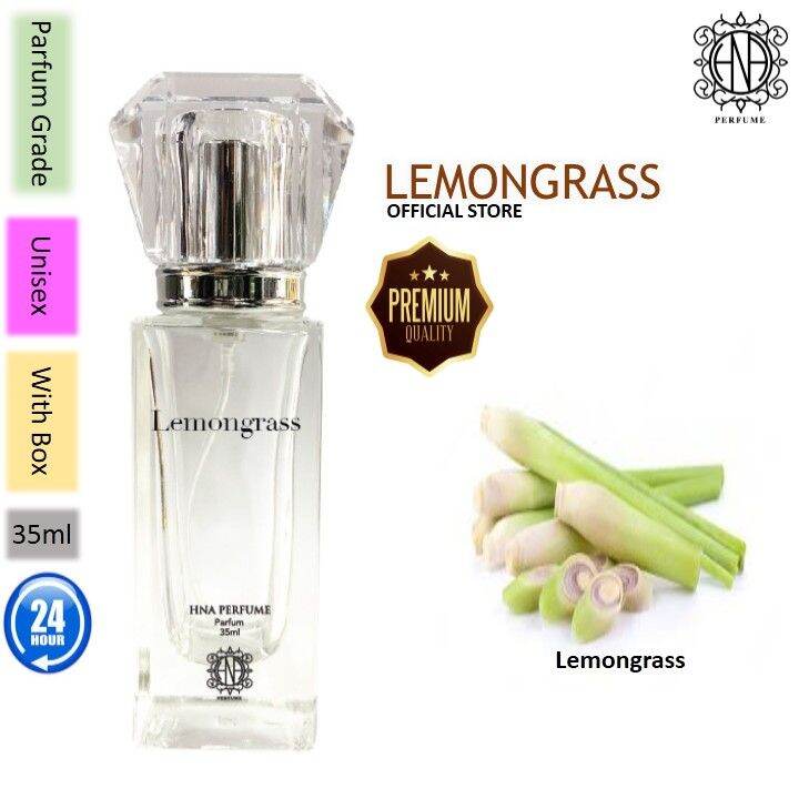 LEMONGRASS BY HNA PERFUME (35ML) Parfum Grade with Box Long Lasting ...