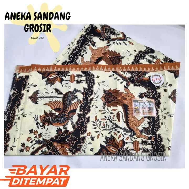 KAIN BATIK PREMIUM SERAGAM KERATON CIREBON / KAIN BATIK HALUS SAMPING ...