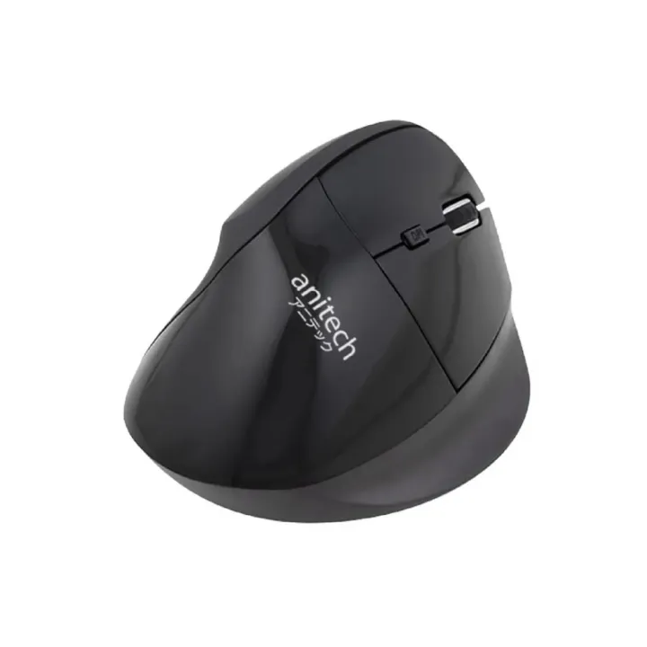 Anitech W225 Vertical Wireless Mouse เมาส์ไร้สาย - สีดำ | Lazada.co.th