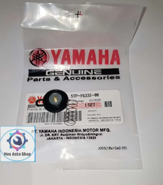 (GROSIR : 10 PCS) KARET MEMBRAN DIAFRAGMA JUPITER Z / 5TP-F6335-00 ...