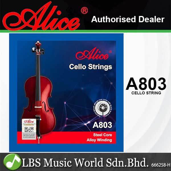 Alice A803 4/4 Cello String Steel Core Nickel Silver Wound | Lazada