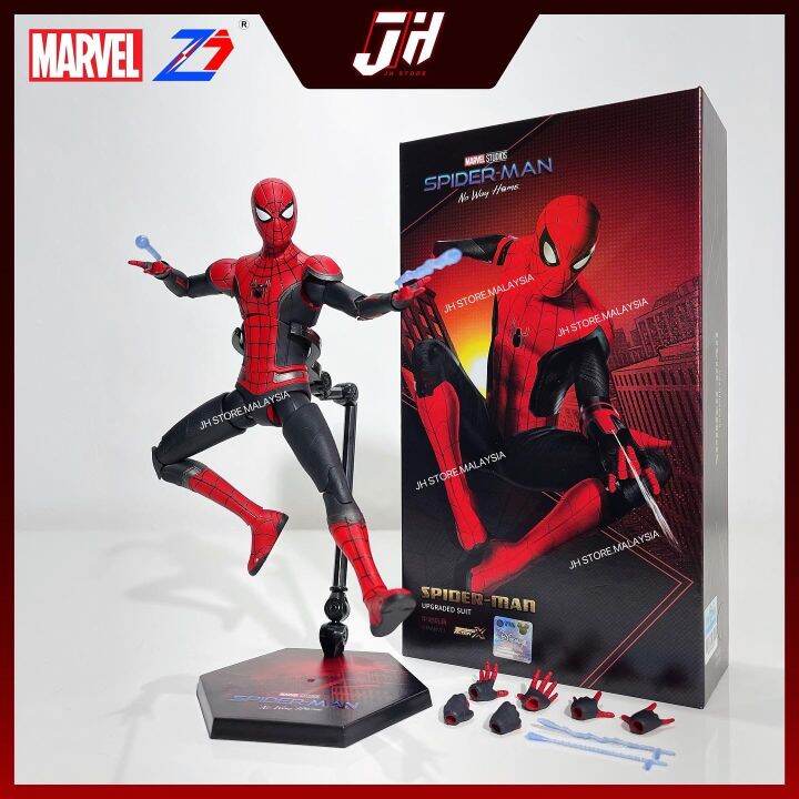 Spiderman Upgraded Suit Action Figures / Marvel ZD TOYS Spider-Man Far ...