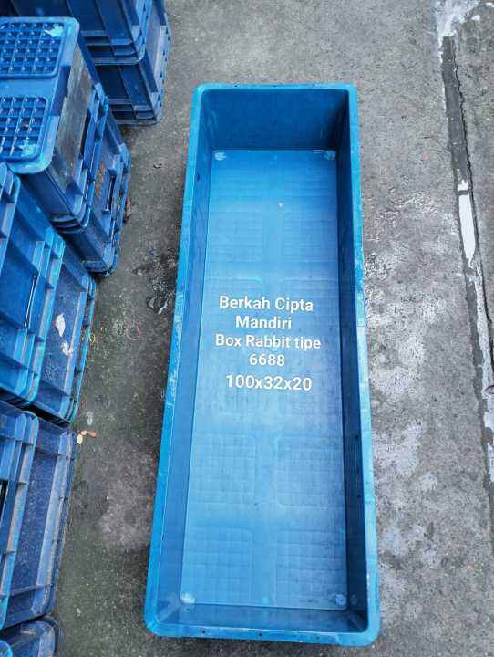 Bak plastik rapat 1M Box container plastik industri Box kontener ...