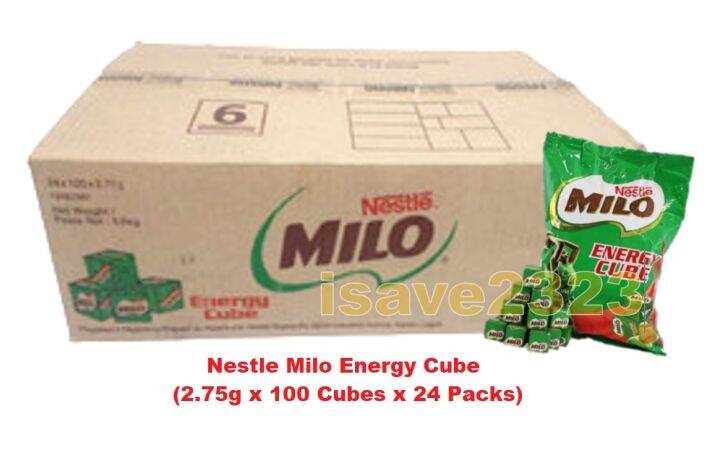 Nestle Milo Energy Cube (2.75g x 100 Cubes x 24 Packs) | Lazada