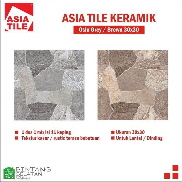 ASIA TILE OSLO Series 30 x 30 MATT KERAMIK LANTAI KERAMIK DINDING ...
