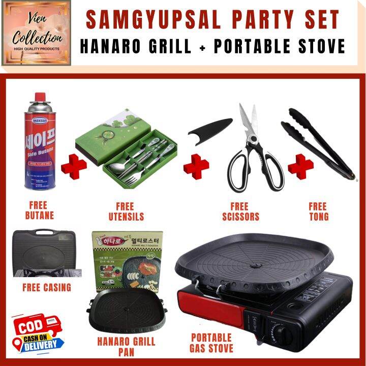 Vien Collection. Samgyupsal Grill Pan Set, Samgyupsal, Grill Pan ...