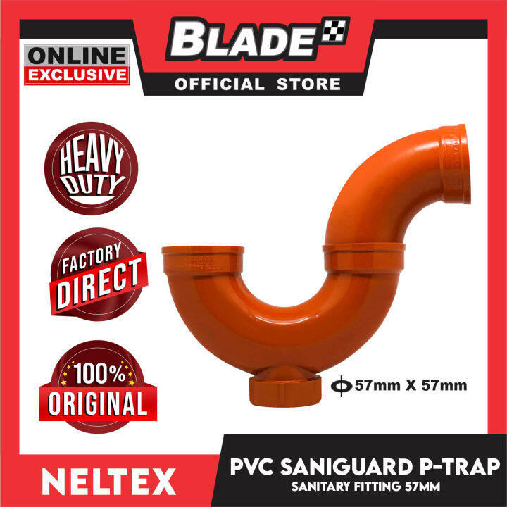 Neltex Saniguard PVC Fitting P-Trap 57mm | Lazada PH