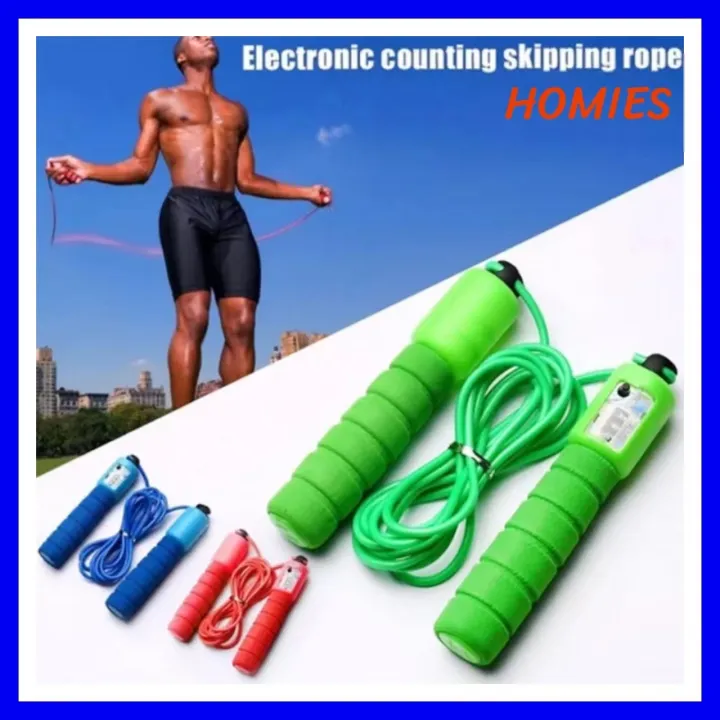Homies Adjustable Counting Skipping Rope Automatic Count Jump Rope Fast ...