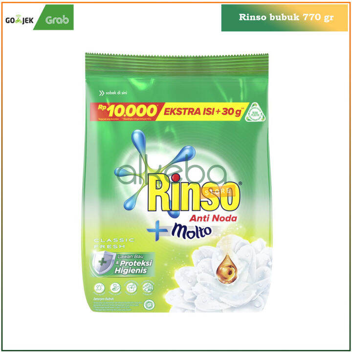 Rinso Bubuk Deterjen laundry 770 gr Detergent Bubuk | Lazada Indonesia
