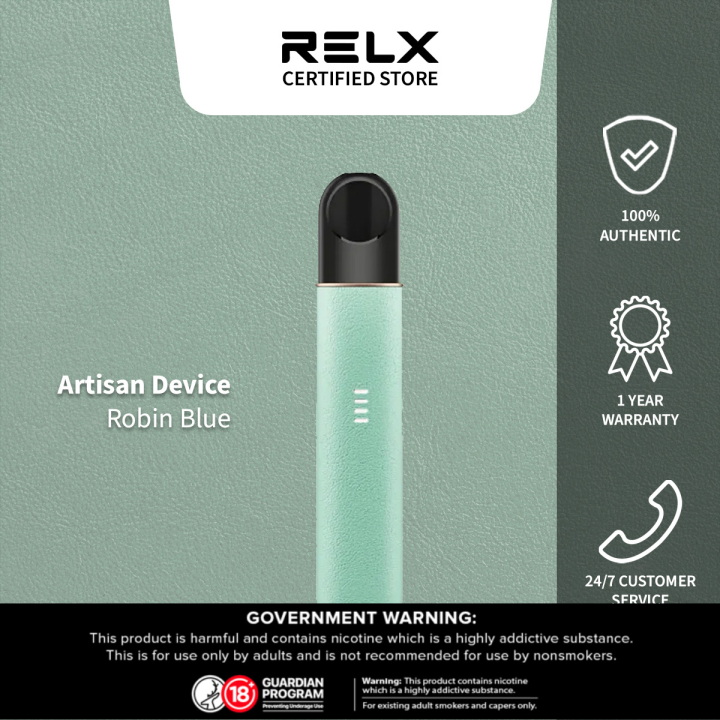 RELX Certified Store | RELX Artisan Single Robin Blue Device PHL Single ...
