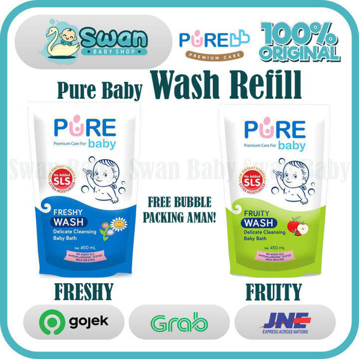 Pure Baby Wash 450 ml ( REFILL )-Freshy Wash 450ml | Lazada Indonesia