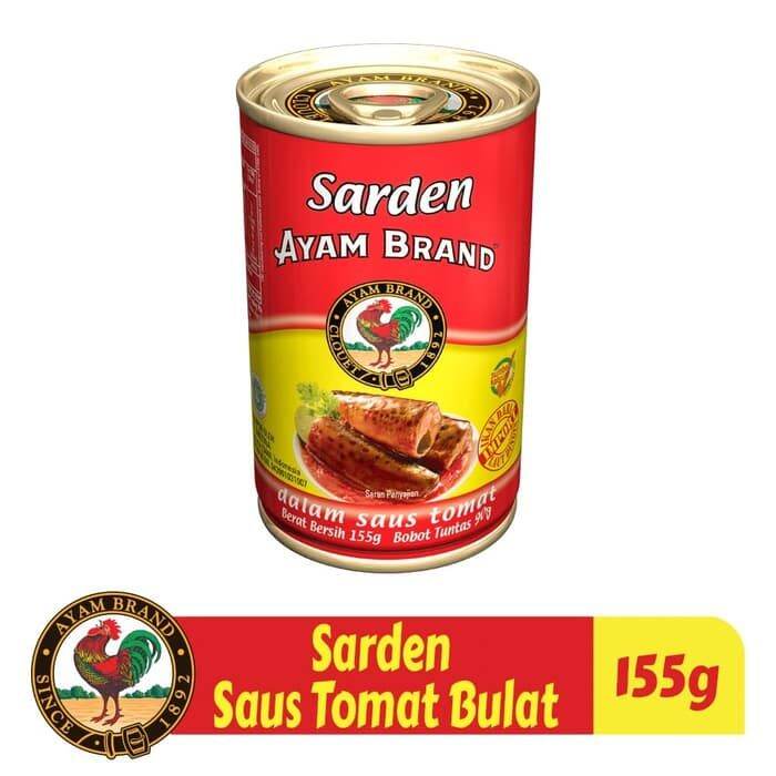Ayam Brand Sarden Kaleng Saus Tomat 155gr | Lazada Indonesia