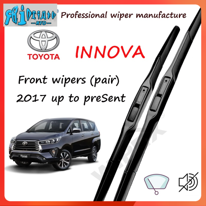 RTO Hybrid Toyota INNOVA Wiper Blade 16+26 Set/Pair Front JAPAN Quality ...