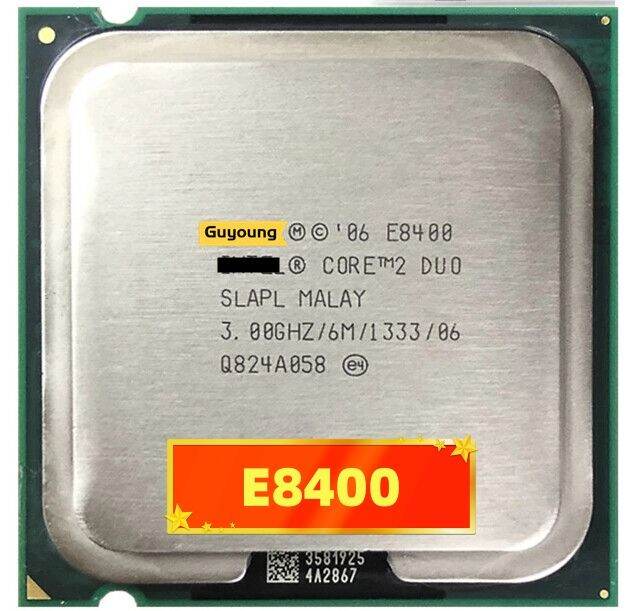 Core 2 Duo E8400 E 8400 CPU Processor 3.0Ghz 6M 1333GHz Socket 775 ...