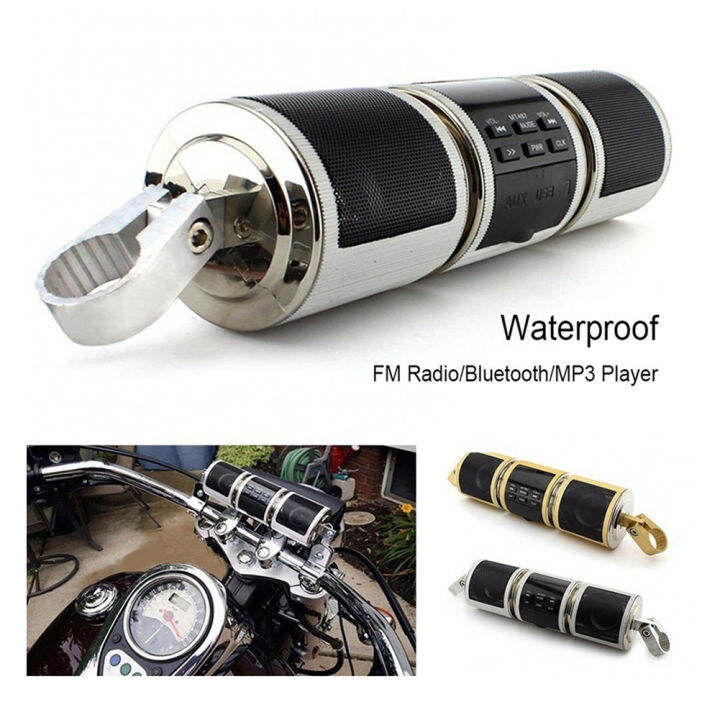 Motorcycle Audio Speaker System with Multimedia Stereo Amplifier ...