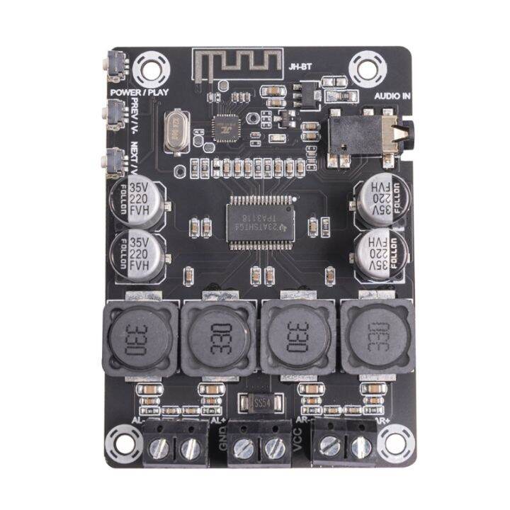 JH-M314 Class-D 45W Bluetooth-compatible Power Amplifier Board 12V-28V ...