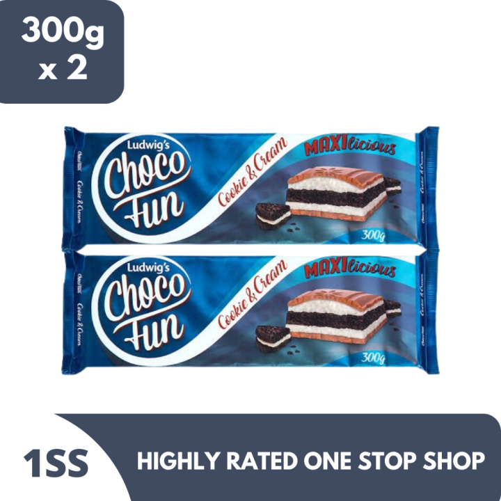 Ludwig's Chocofun Cookie & Cream 300g x 2 | Lazada PH