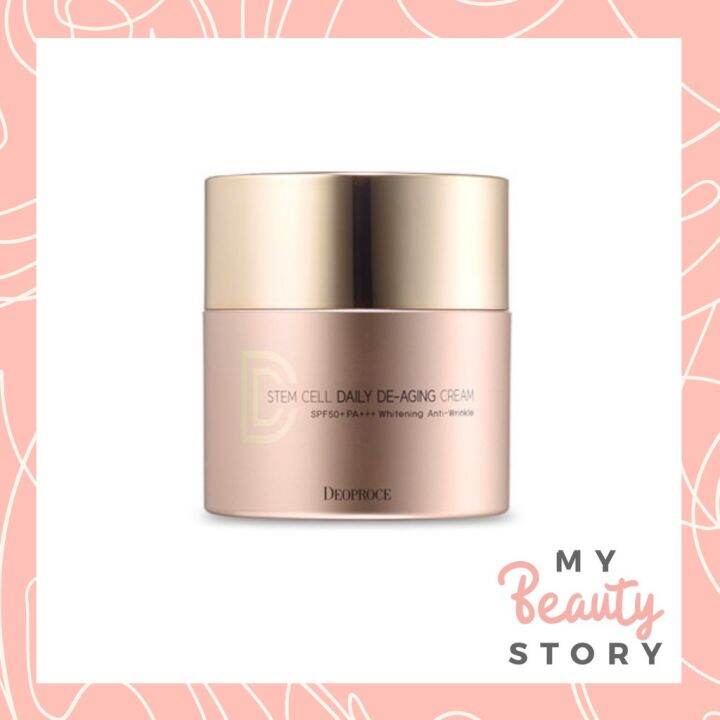 [AUTHENTIC] Deoproce Stem Cell Daily De-Aging DD Cream No. 21 / 23 40g ...