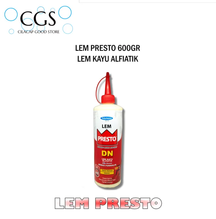 LEM PRESTO 600 Gram - lem kayu presto - lem kayu - lem hpl - lem putih ...