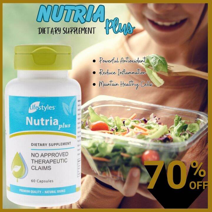 [ HIGH QUALITY ] Nutria Plus Dietary Supplement Powerful Antioxidant ...