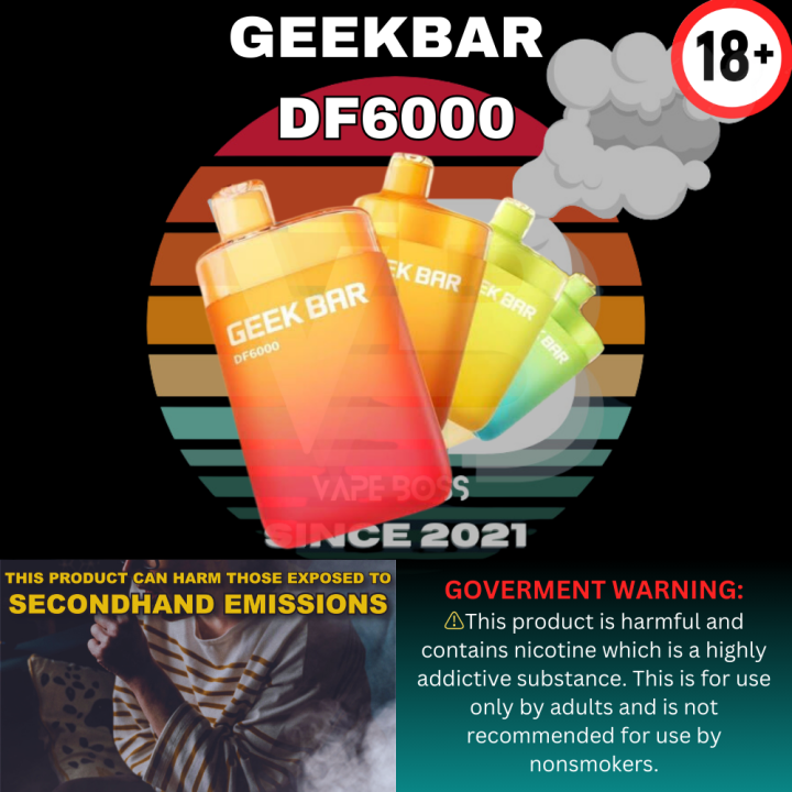 Geekbar DF6000 TYPE C CHARGING | Lazada PH