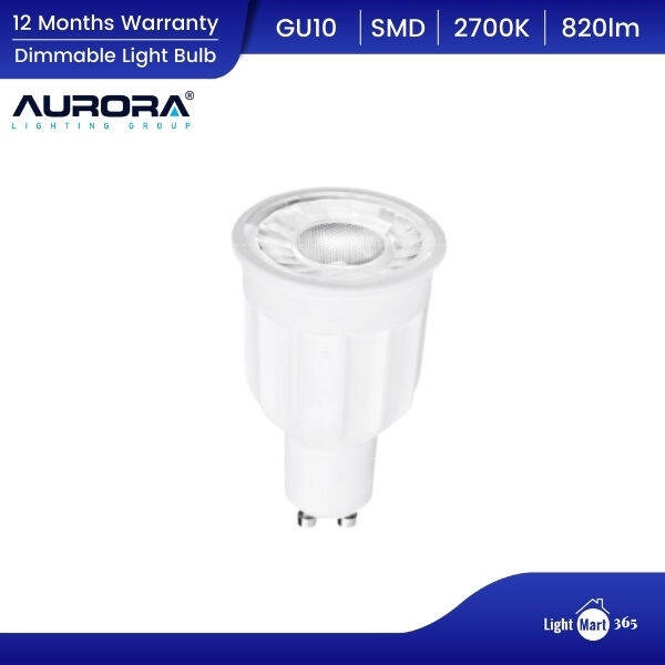 Aurora–Enlite 10W 240V Dimmable GU10 SMD LED Modern Light Bulb ...