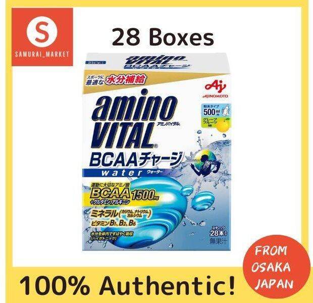 Ajinomoto Amino Vital BCAA Charge Water Grapefruit Flavor 28 Boxes ...