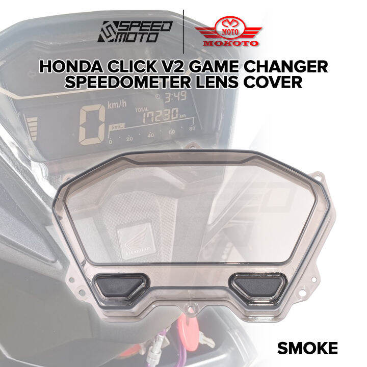 HONDA CLICK 125i / 150i V2 SPEEDOMETER LENS SMOKE FOR CLICK V2 GAME ...