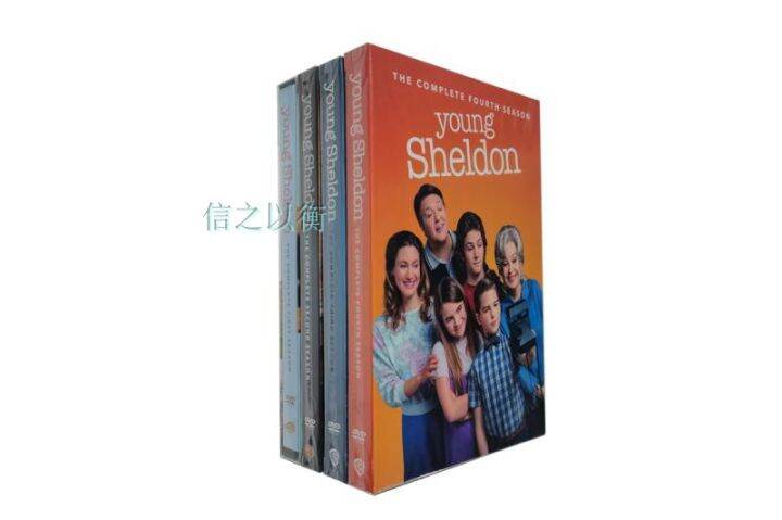 Little Sheldon young Sheldon Season 1-4 8DVD English pronunciation ...