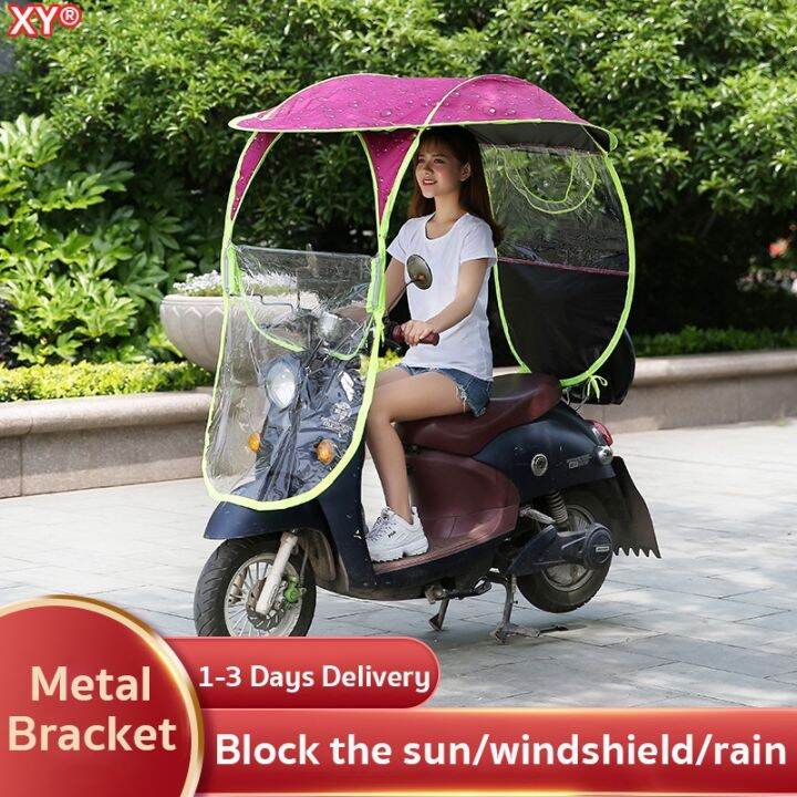 Ebike Canopy for ebike Motorcycle Cover Waterproof Canopy Awning ...