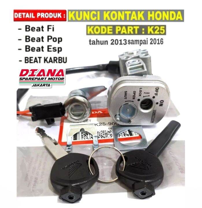 KUNCI KONTAK BEAT FI TAHUN 2013 SAMPAI 2016 - BEAT POP - BEAT ESP ...