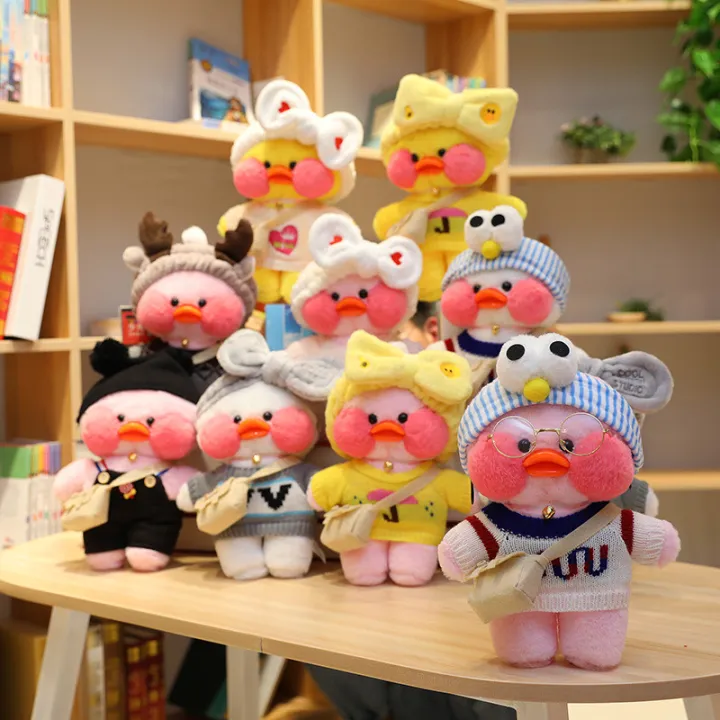 Chinatera 30cm Cute Cartoon Blush Duck Plush Toy Stuffed Toy LaLafanfan ...