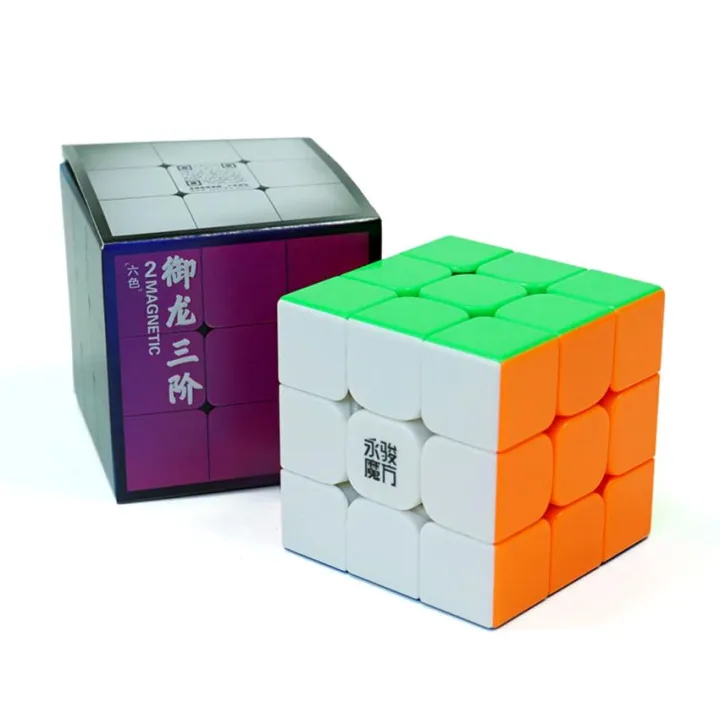 YJ YuLong V2 M Magnetic V2M 3x3x3 Speed Rubik's Cube Stickerless ...