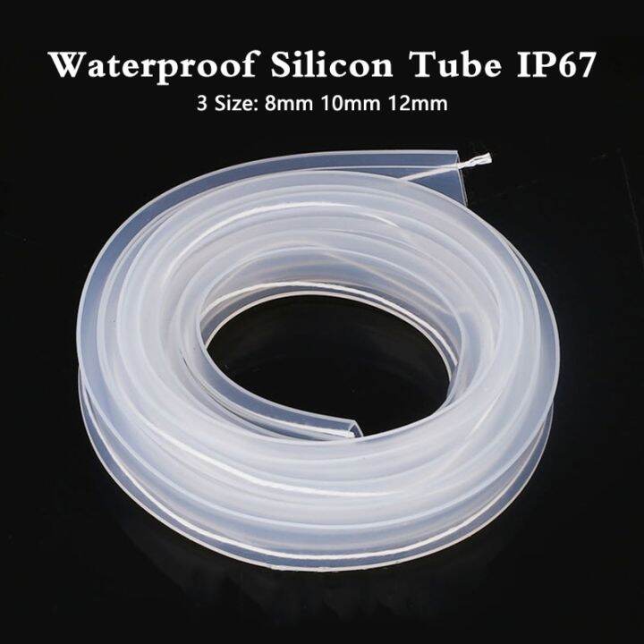 5meter/10meters Transparent Silicon Tube Led 8mm 10mm 12mm IP67 ...
